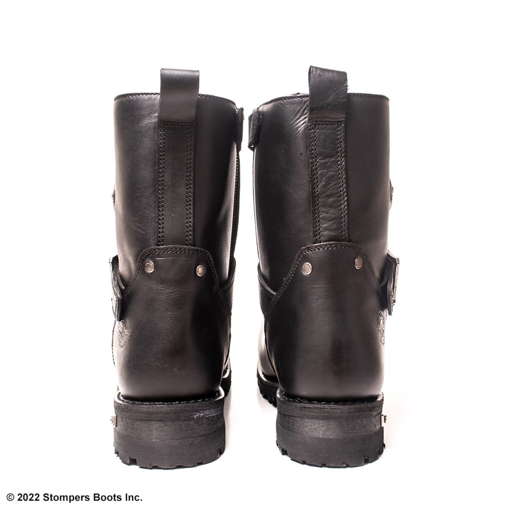 Milwaukee Engineer Leather Motorcycle Boots (Black)