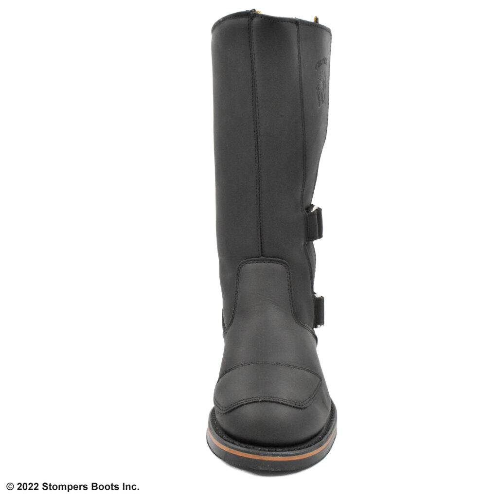 Chippewa 12" Black Leather Rally Motorcycle Boots