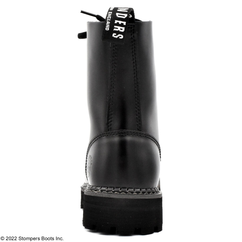 Grinders Bulldog 10-Eye Steel Toe Leather Work Boots (Black)