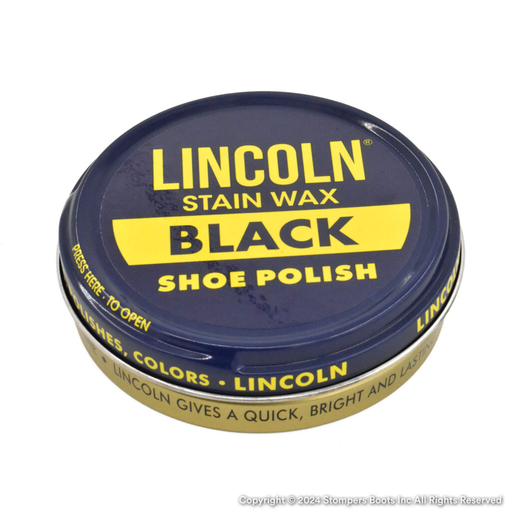 Lincoln Stain Wax Black - Stompers Boots