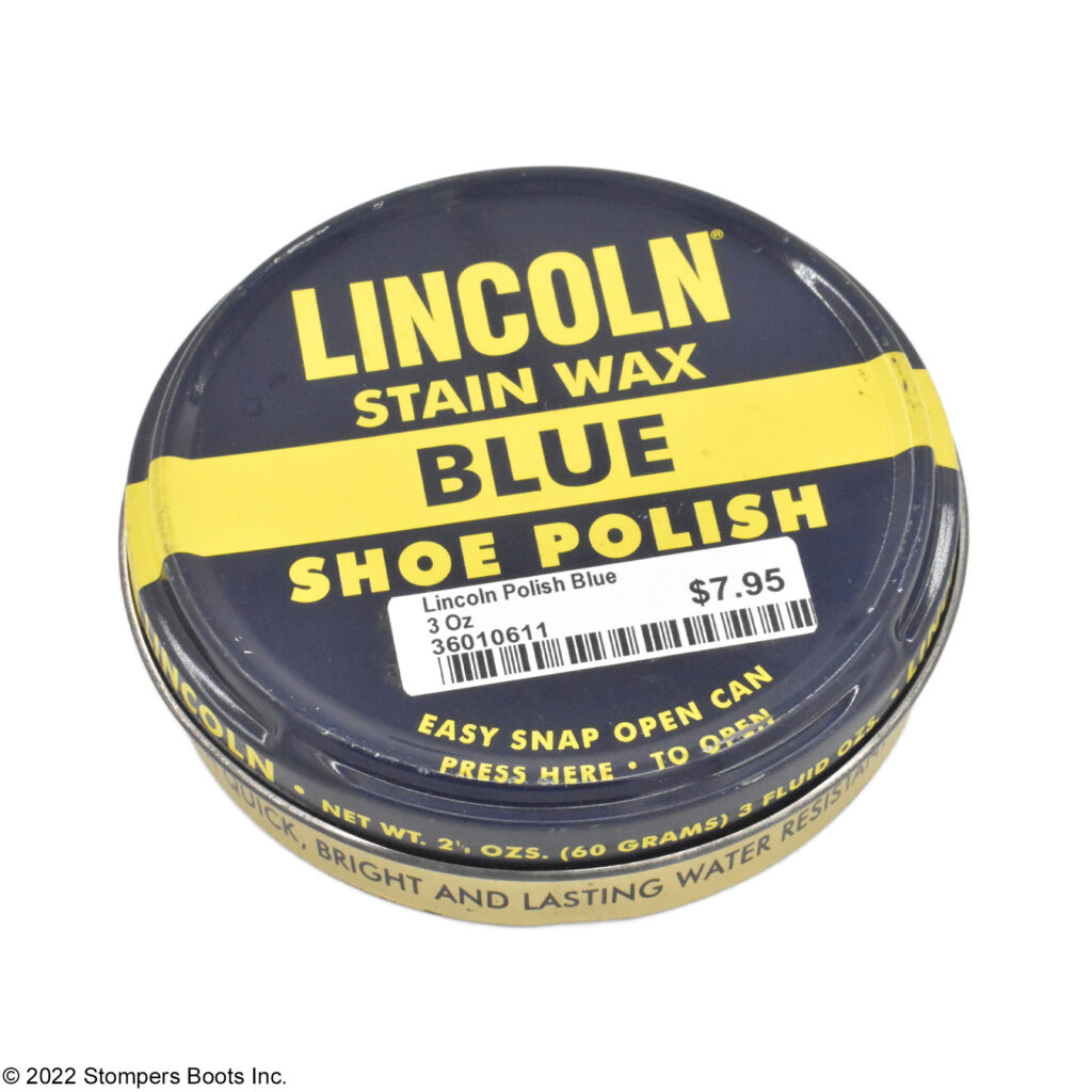 Lincoln Stain Wax Blue - Stompers Boots