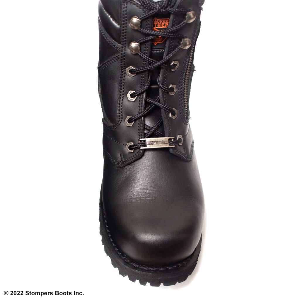Milwaukee 6" Side-Zip Motorcycle Boots (Full-Grain Leather)