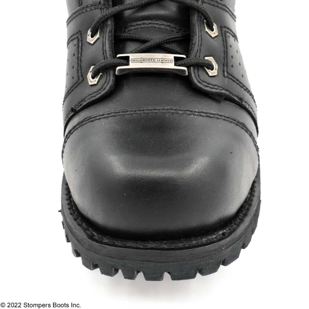 Milwaukee 6" Leather Side-Zip Motorcycle Boots for Bikers