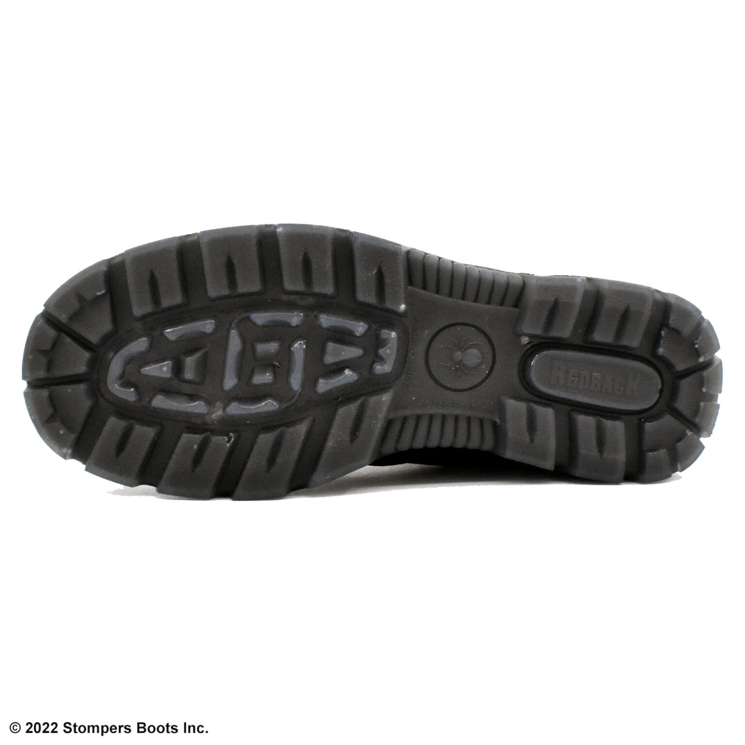 Redback 6" Leather Steel Toe Slip-On Work Boots (Black)